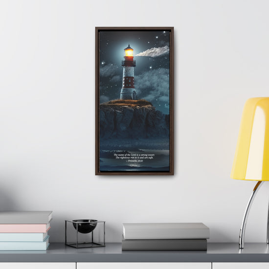 Christian Bible Verse Wall Hanging Decor - Lighthouse – Inspirational ...